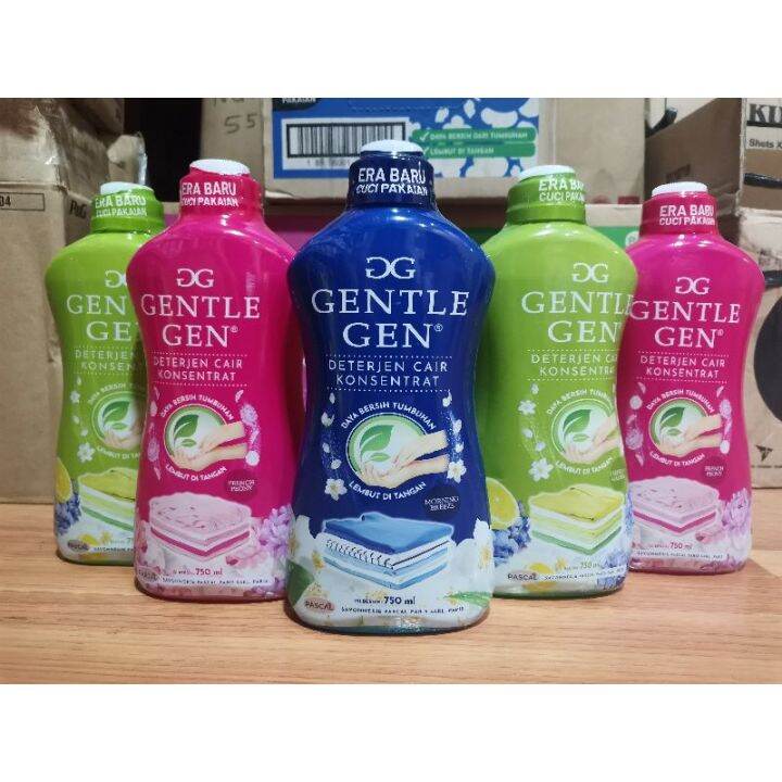 GG Gentle Gen 750 ml Warna Hijau Biru Pink Deterjen Cair Konsentrat ...