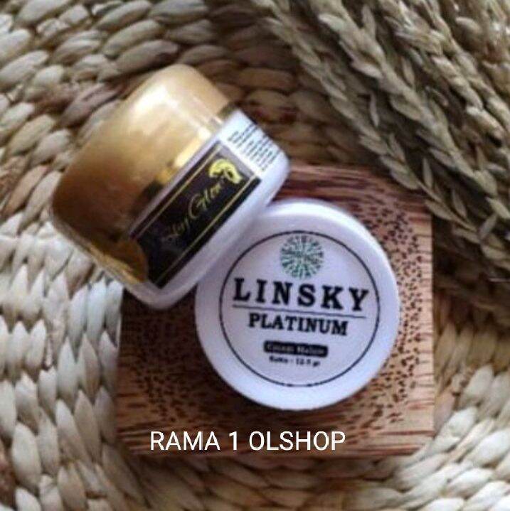 CREAM LINSKY SUPER GLOW + PLATINUM CREAM SIANG DAN MALAM | Lazada Indonesia