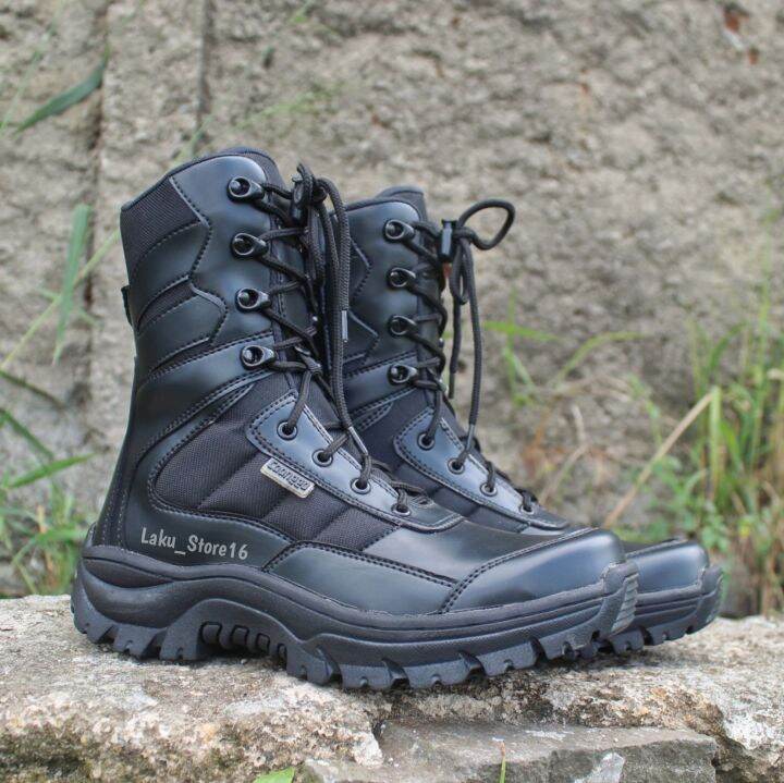 Sepatu pdl tni terbaru 2023 polri security tactical safety boots ujung ...