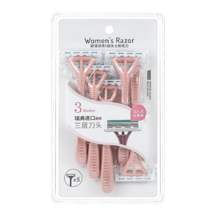 Smooth 3 Blades Women＇s Razors (5 pcs) by Miniso | Lazada PH