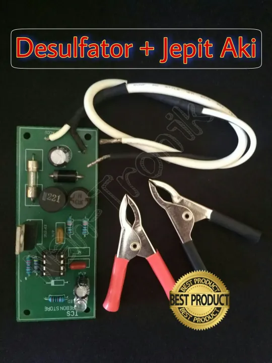 Kit Desulfator aki 12v + jepit aki | Lazada Indonesia