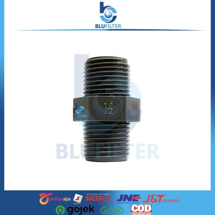 DOUBLE NEPEL / DOBEL NEPPLE NIPPLE 1/2" INCH AW PVC NIPEL | Lazada ...