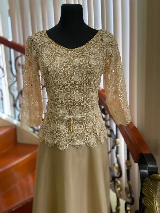 MOTHER OF THE BRIDE DRESS/ PRINCIPAL SPONSOR GOWN/ SECONDARY SPONSOR ...