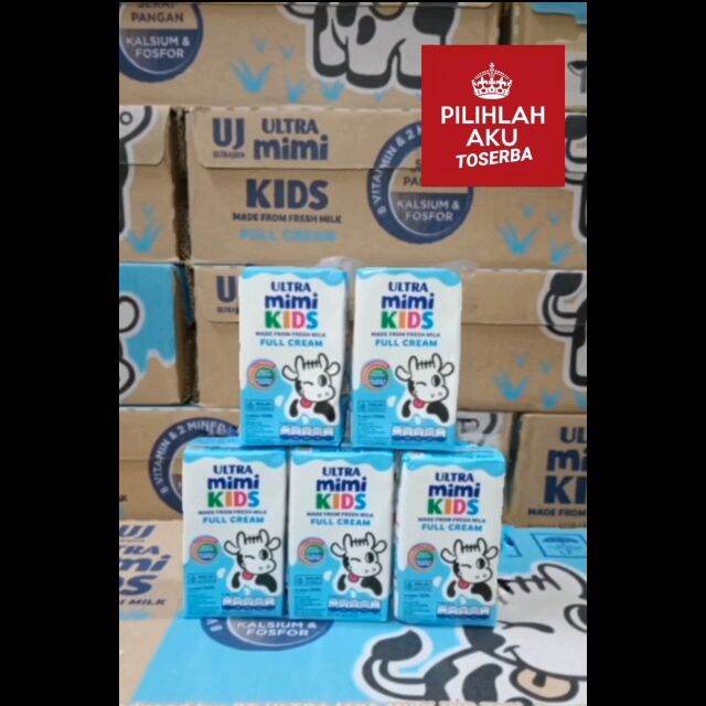 Susu Ultra Mimi Kids FULL CREAM 125 ml - (1 DUS ISI 40 PCS) | Lazada Indonesia