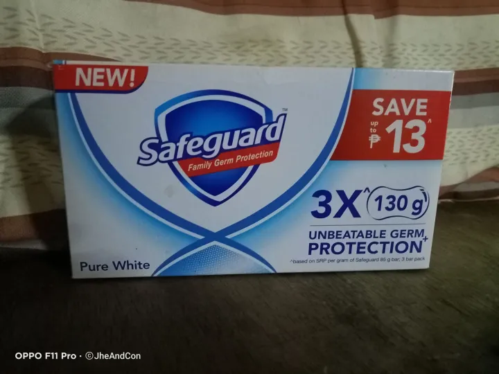 safeguard pure white 3x 130g | Lazada PH