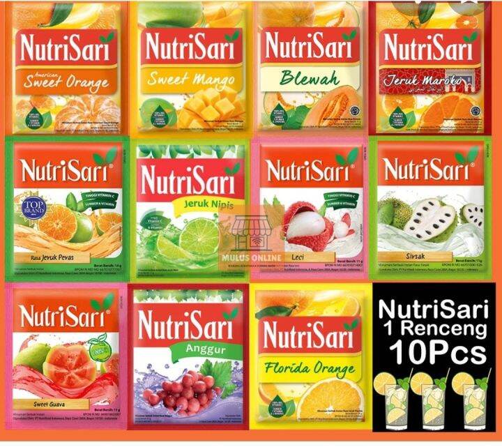 Nutrisari all varian isi 10pcs | Lazada Indonesia