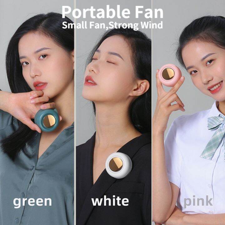 [Tik Tok] Hot USB Mini Fan Lavalier Fan Small Cyclone Outdoor Portable ...