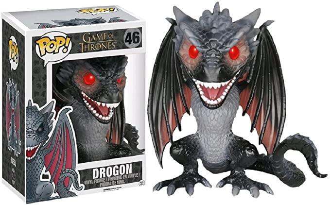 Game Of Thrones Dragon Viserion Rhaators Drogon Funko Pop หุ่นแอ็กชัน ...
