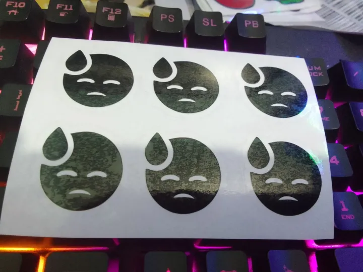 god and famous sticker logo(2.5x2.6cm 5pcs) | Lazada PH