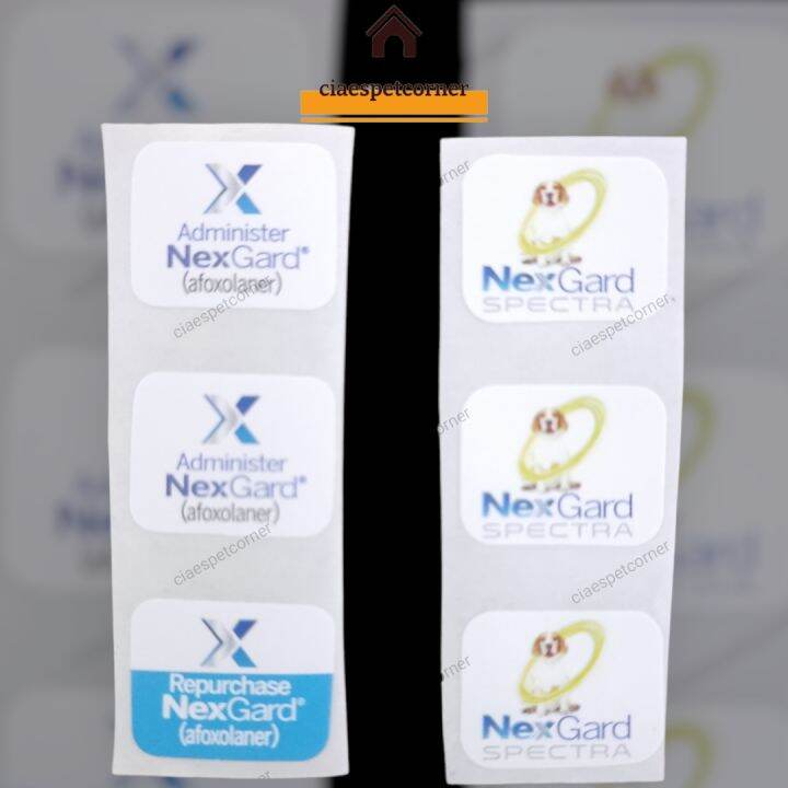 NEXGARD and SPECTRA sticker 3pcs | Lazada PH