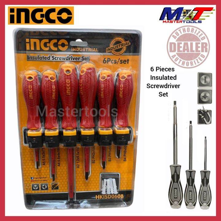 Ingco Insulated Screwdriver Set(HKISD0608) | Lazada PH