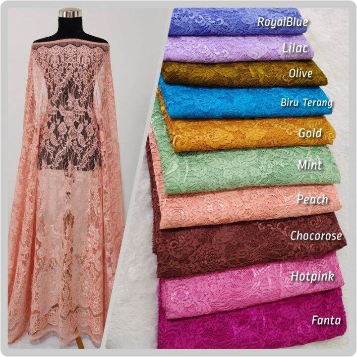 Kain Brokat Semi Francis Motif Rumah Adat | Lazada Indonesia