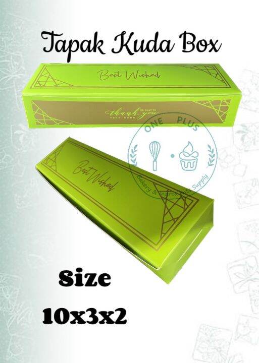 【READY STOCK】( 10pcs ) Kotak Kek Tapak Kuda / Roti John / Kek Roll ...