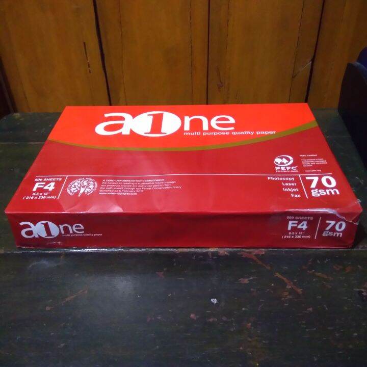 kertas HVS ukuran F4 aone 70 gsm per rim | Lazada Indonesia