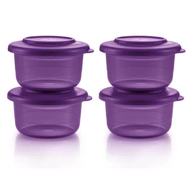 Tupperware Purple Royale Petit Serving Bowl 150ml ถ้วยทัพเพอร์แวร์พร้อม ...