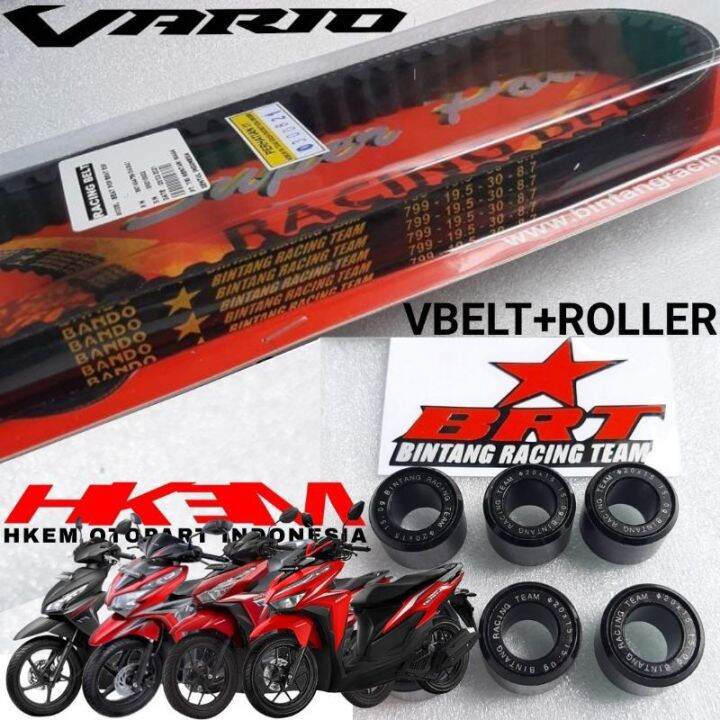 PAKET CVT VARIO SERIES 125 150 VARIO VANBELT ROLLER RACING BRT VARIO ...