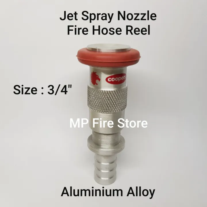 FIRE JET SPRAY NOZZLE 3/4 in 20 MM HOSE REEL VARIABLE PEMADAM ALUMINIUM ...