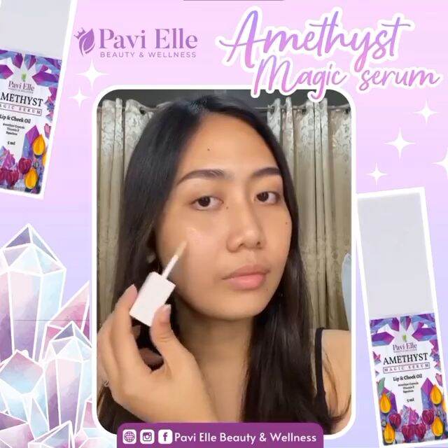 Authentic Amethyst Magic Serum Lip & Cheek Oil by Pavi Elle - 10ml ...