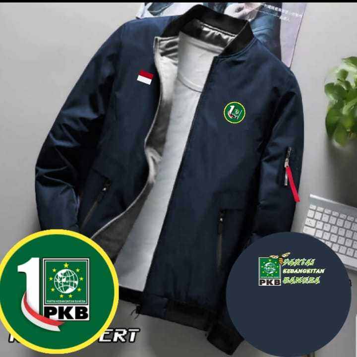 Jaket custom bomber bolak balik Partai PKB terbaru dan keren bahan ...