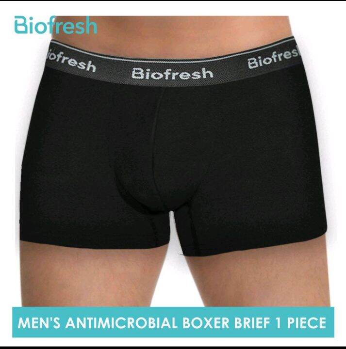 Biofresh Men's Antimicrobial Cotton Boxer Brief 1 piece OUMBB1201 | Lazada PH