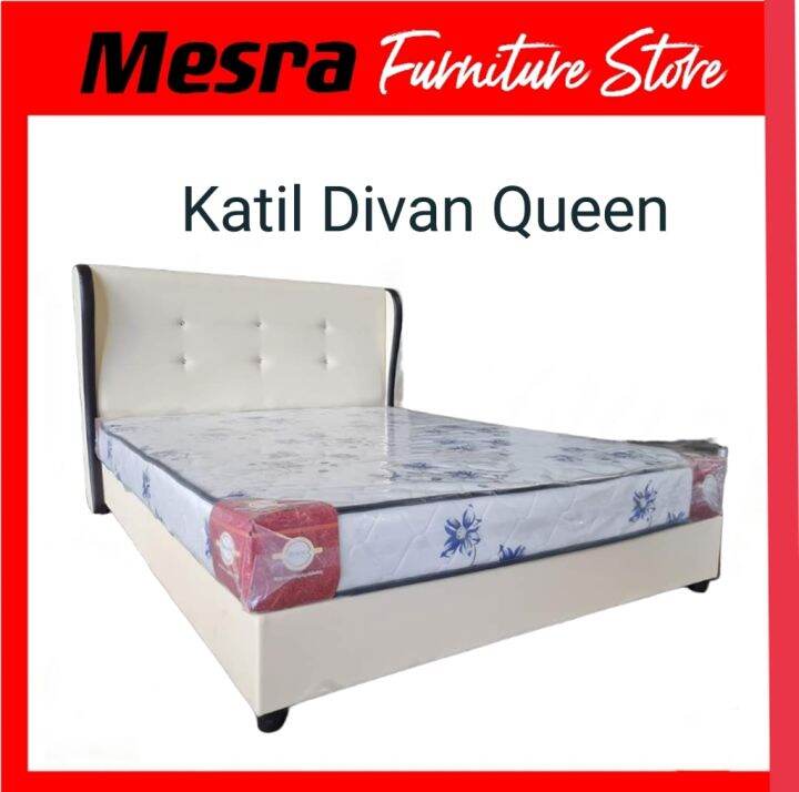 Queen Divan Bedframe/Katil divan queen | Lazada