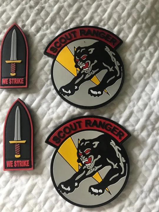 RUBBERIZED 2 in 1 SCOUT RANGER LOGO PATCH & TABAK SET | Lazada PH