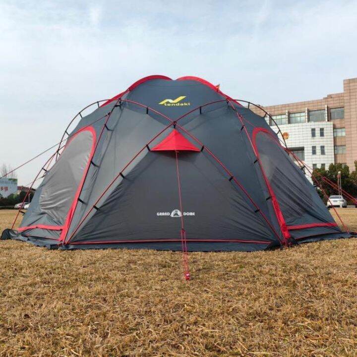 Tendaki Grand Dome Tenda Basecamp Tenda Family Kapasitas 12 Orang Frame ...