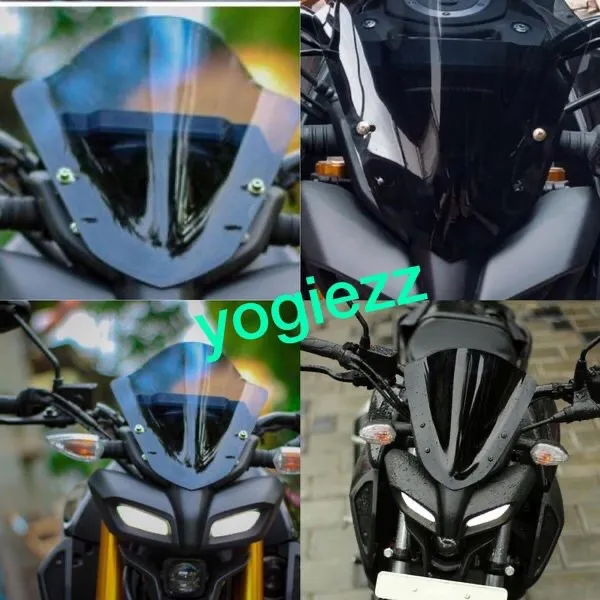 windshield all new yamaha mt15 versi murmer visor tameng depan mt15 ...