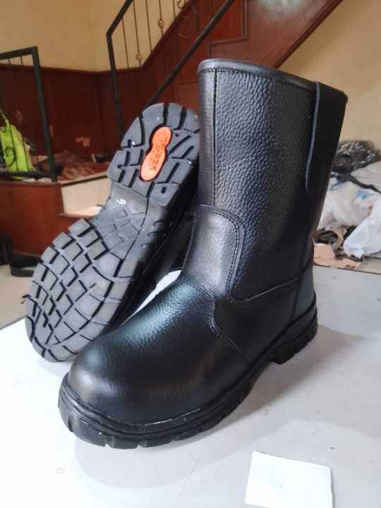 sepatu safety kruser kulit asli ujung besi | Lazada Indonesia