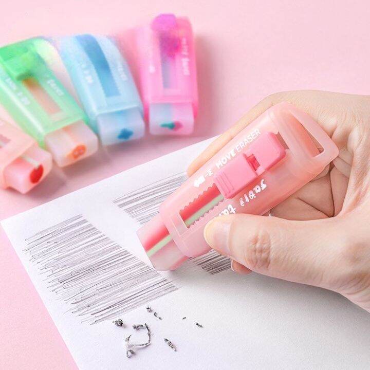 KENSHO Penghapus Mekanik Move Eraser Pastel Lucu / Karet Hapus ...