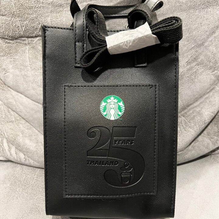 กระเป๋า Starbucks Mini Tote Bag (Black Color) | Lazada.co.th