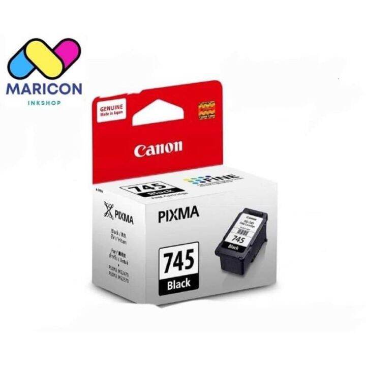 Original 745 ink cartridge black for ts207, mg2570s and mg3070s | Lazada PH