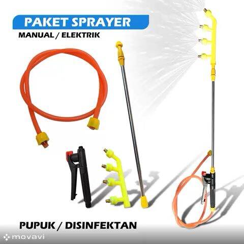 Paket Stik Sprayer Elektrik Stik Sprayer Stik Teleskopik 70 - 130 Cm ...