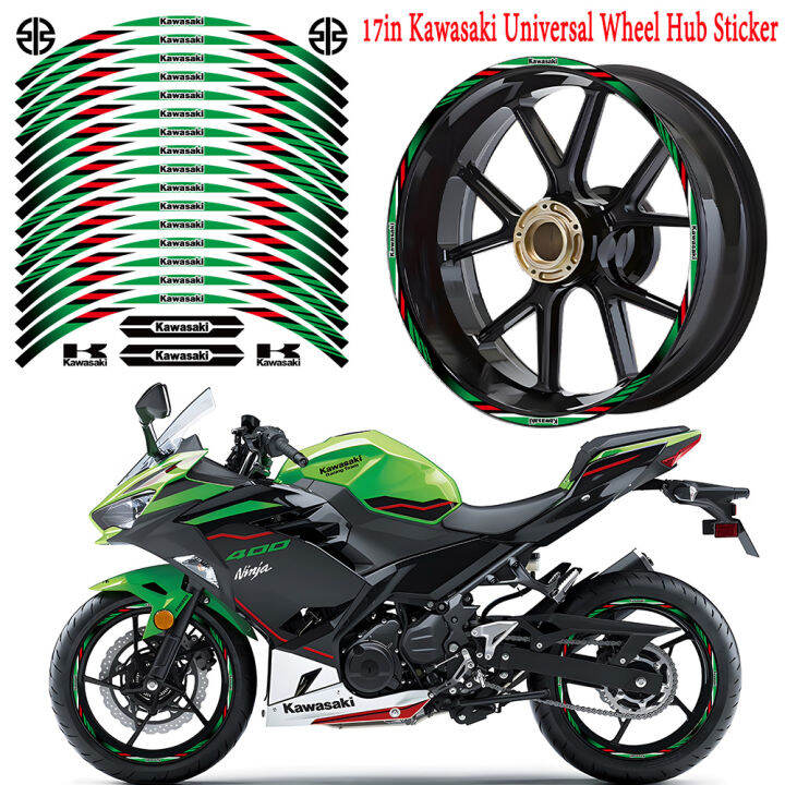 17 in Wheel Sticker Wheel Hub Rim Reflective Waterproof Decals for ...
