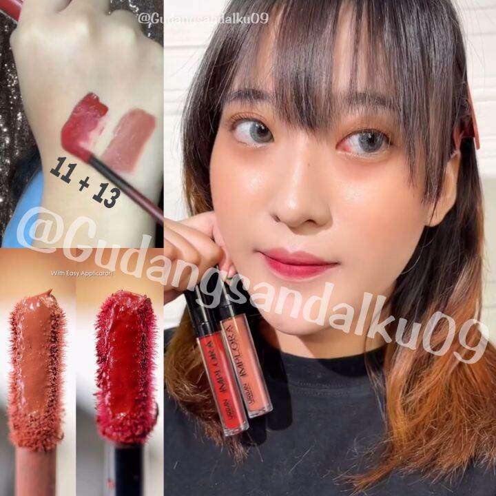 Paket OMBRE LIPSTIK Implora Hazelnude dan Red Bean - OMBRELIPS KOREA ...