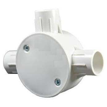 TDUS CABANG 3 PUTIH 20MM T DUS C3 WHITE BOX KABEL TEE DUS LISTRIK KOTAK ...