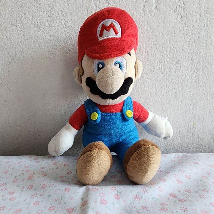 ตุ๊กตา มาริโอ้ (Mario Doll) 10 นิ้ว ลิขสิทธิ์ Super Mario ของแท้ ...