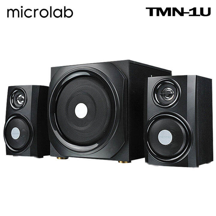 Microlab TMN-1U Bluetooth Speaker 2.1 Chลำโพง บลูทูธ , ซับวูฟเฟอร์ไม้ ...