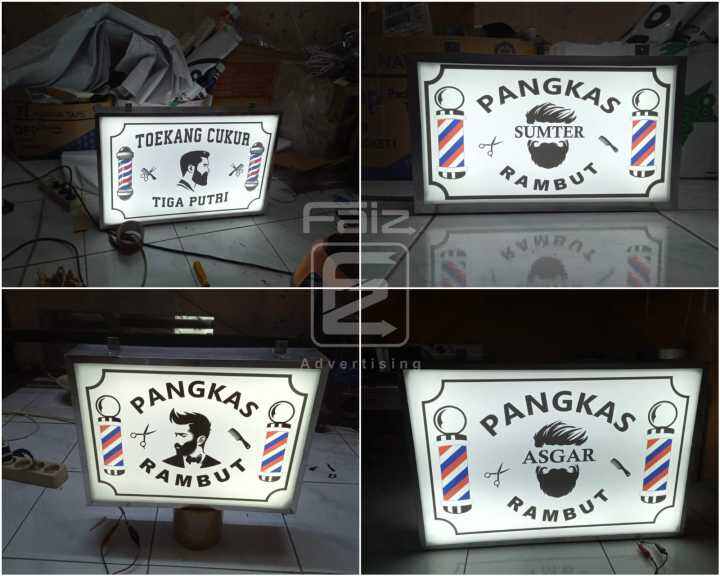 NEON BOX CUSTOM 2sisi DISEN Reklame, outdoor | Lazada Indonesia