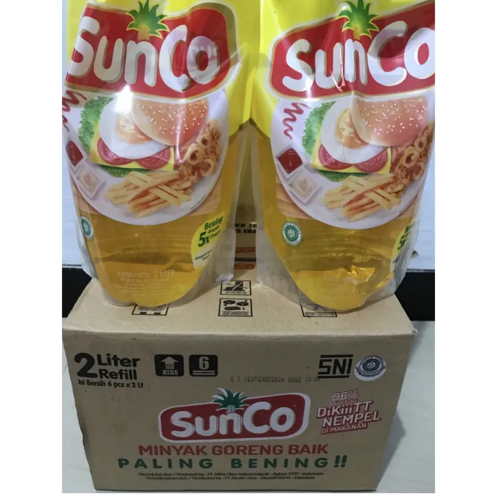 Minyak Goreng Sunco 2 Liter 1 Dus isi 6 pcs | Lazada Indonesia