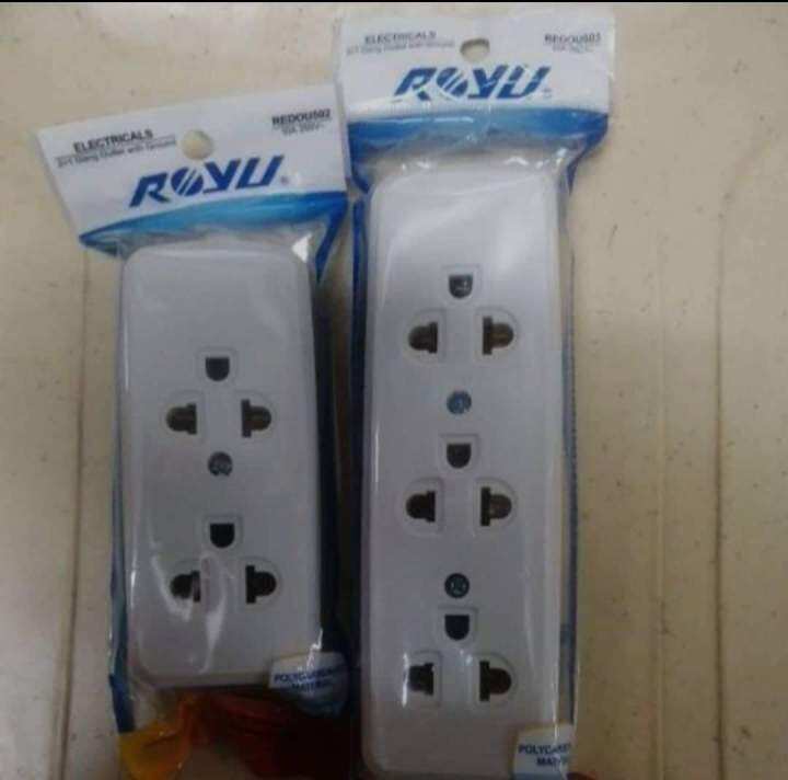 royu heavy duty universal outlet / convenience outlet with ground : 2 ...