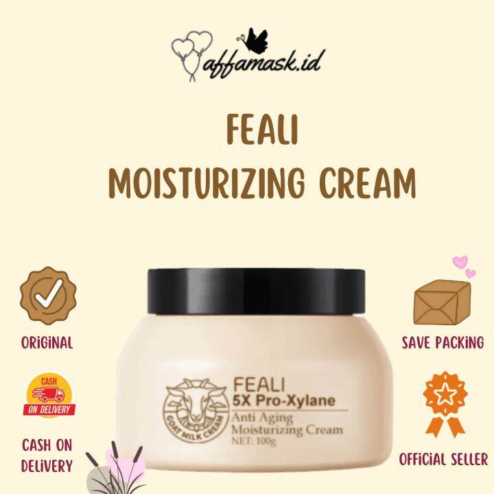 [FREE GIFT] FEALI MOISTURIZER CREAM FEALI MOISTURIZING CREAM GOAT MILK ...