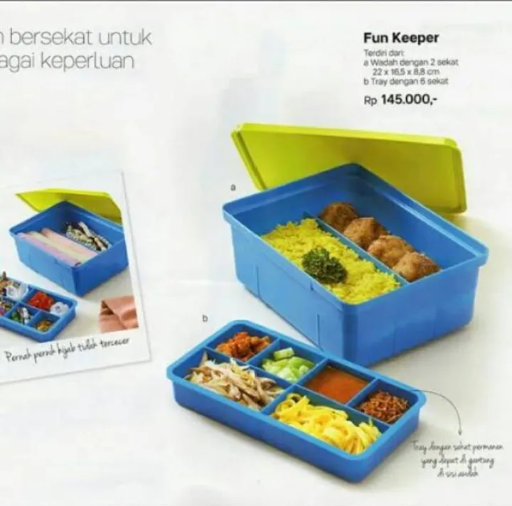 fun keeper tupperware / kotak makanan tupperware kapasitas besar ...