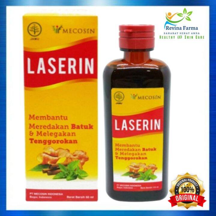 Laserin 110ml, Laserin Obat Batuk Herbal, Obat Batuk Berdahak, Obat ...