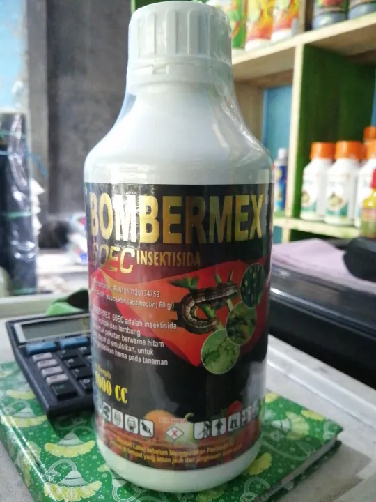 Insektisida Bombermex 60 ec isi 1 liter berbahan aktif abamektin# ...