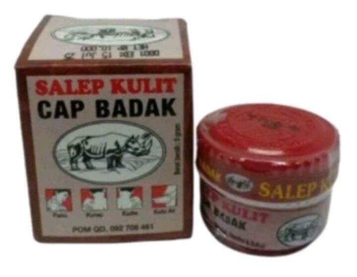 Salep Kulit Cap Badak 5 Gr gatal, kurap, kudis, dll original | Lazada ...
