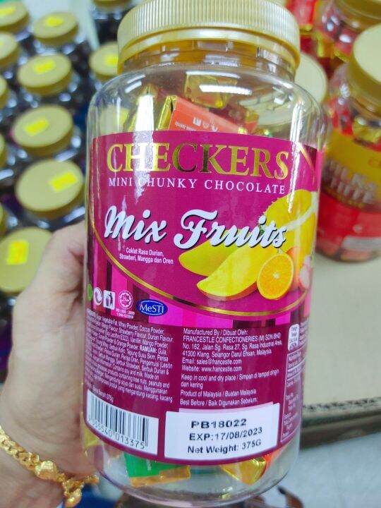 Coklat Langkawi Checkers Mix Fruits Chocolate | Lazada