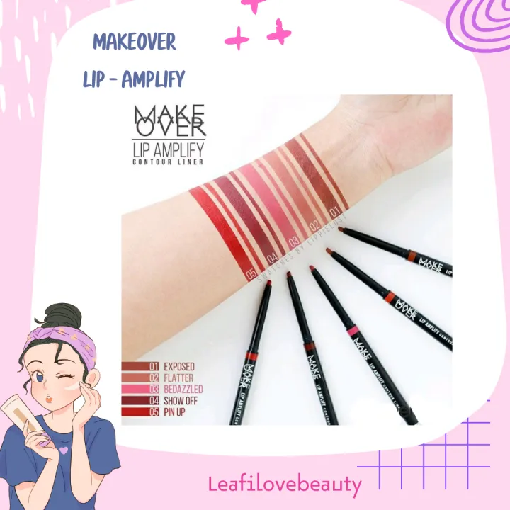 MAKEOVER LIP AMPLIFY COUNTOUR LINER (5 VARIAN) / MAKE OVER | Lazada ...