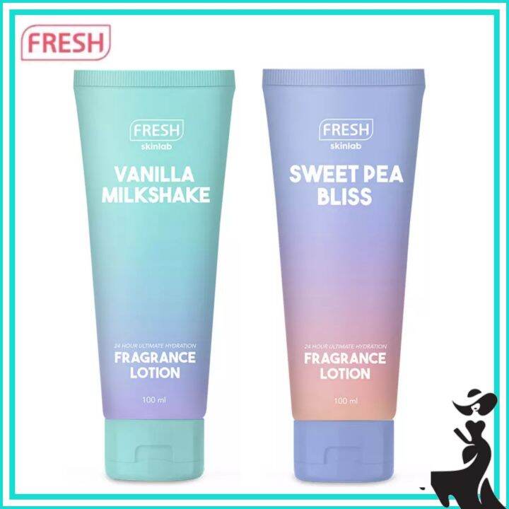 FRESH Skinlab Vanilla Milkshake Fragrance Lotion | Fresh Sweet pea ...