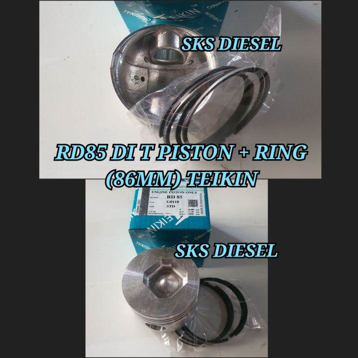 RD85 DI 1T 2T Piston With Ring Seher Mesin Diesel Kubota Teikin | Lazada Indonesia